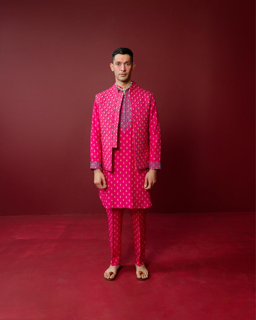 SHAMBHU KURTA SET – White Maison de Couture